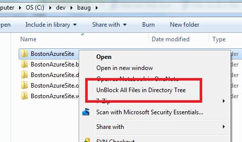 The Project Location is not Trusted – Dealing with the Dreaded Unblock ...